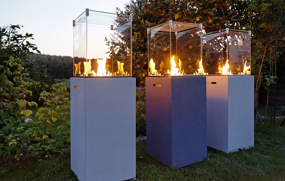 stimmungsvolles Feuer an lauen Sommerabenden | efecto. die Betonschreiner